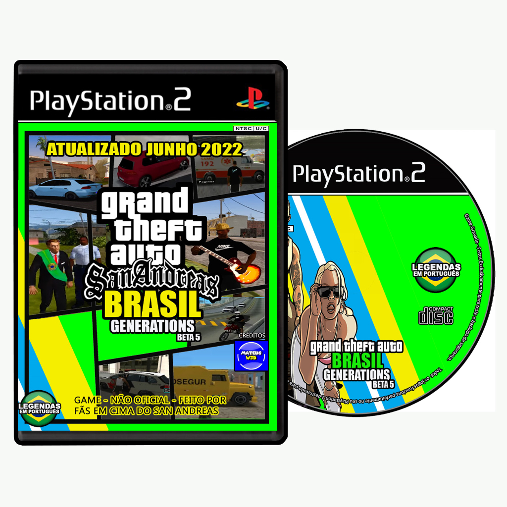 GTA BRASIL - Beta 5 + Carro Brasileiros Português - Ps2 / play 2 By Patch / REPRO - Escorrega o ...