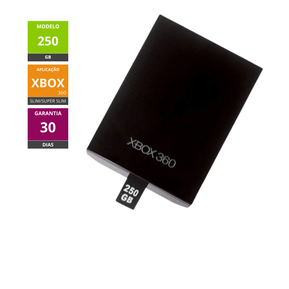 hd para xbox 360 original interno slim super slim 250gb jogos xbox GTA ...