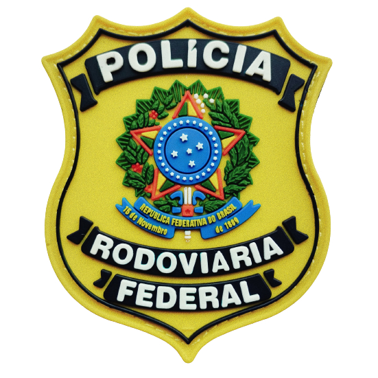 Patch Emborrachado Brasão Colorido PRF (Polícia Rodoviária Federal) | Shopee Brasil