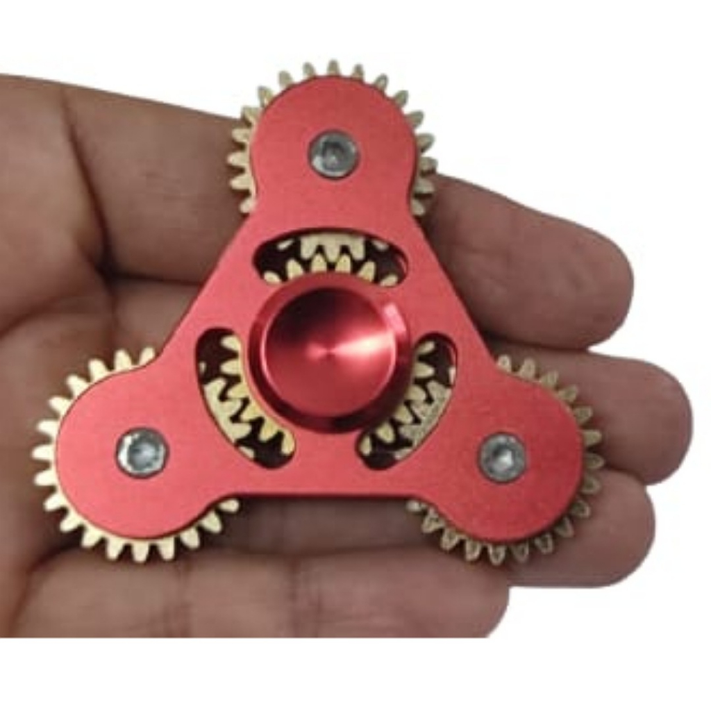 Fidget Hand Spinner Engrenagem Giratória Metal Exclusividade | Shopee ...