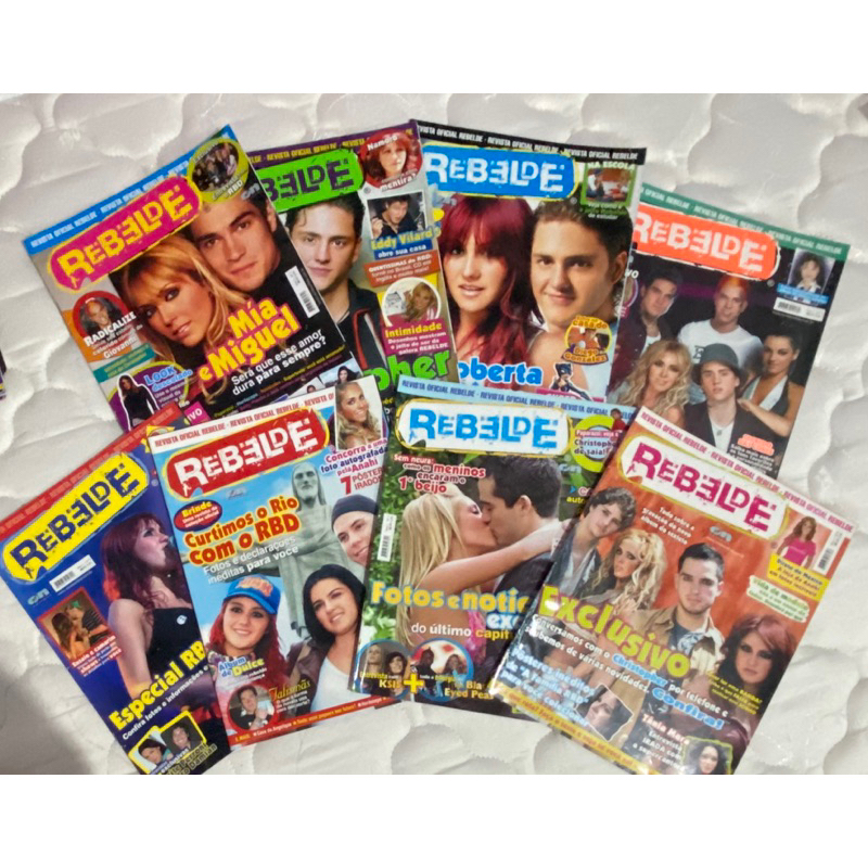 Revista Rebelde Oficial RBD | Shopee Brasil