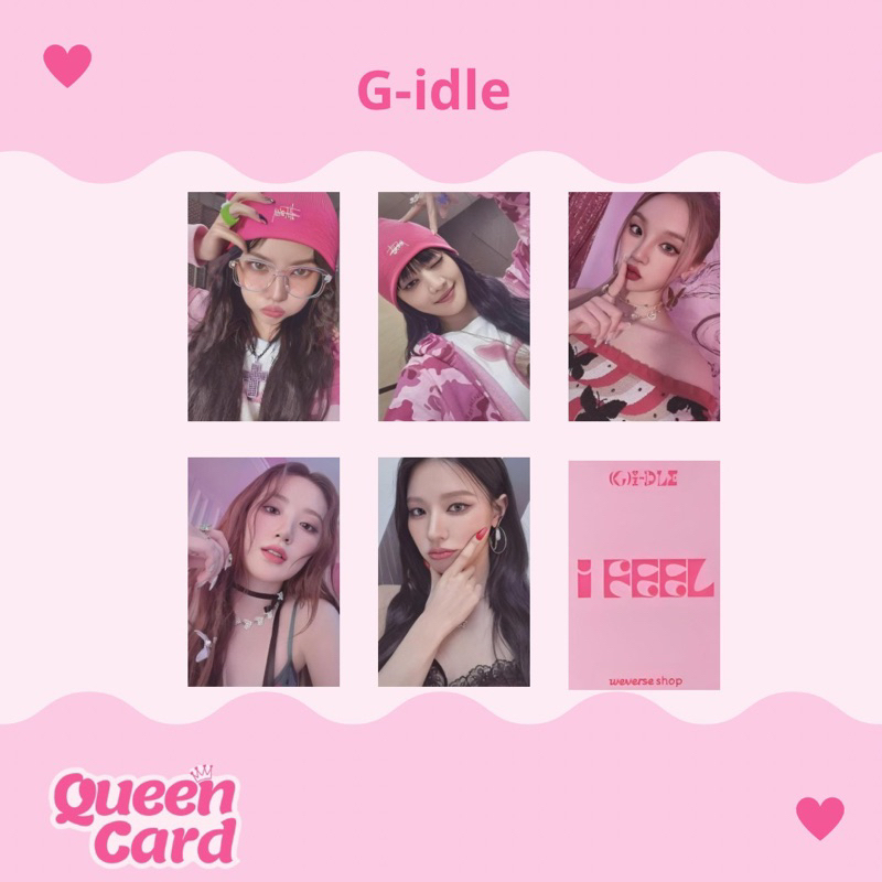 kit photocard holografico g-idle fanmade | Shopee Brasil