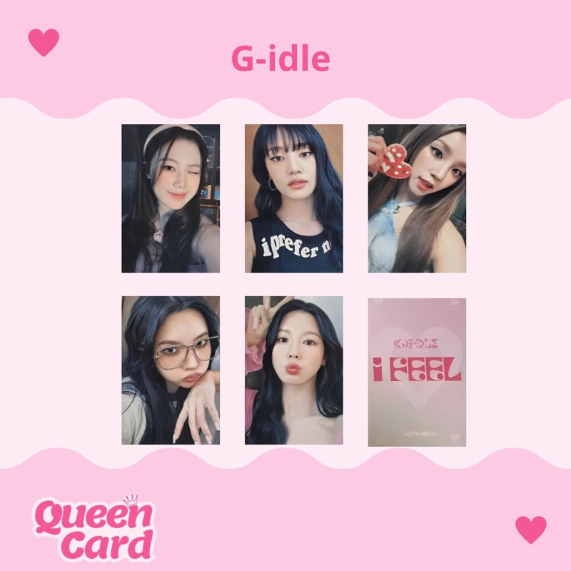 kit photocard fanmade holografico g-idle | Shopee Brasil