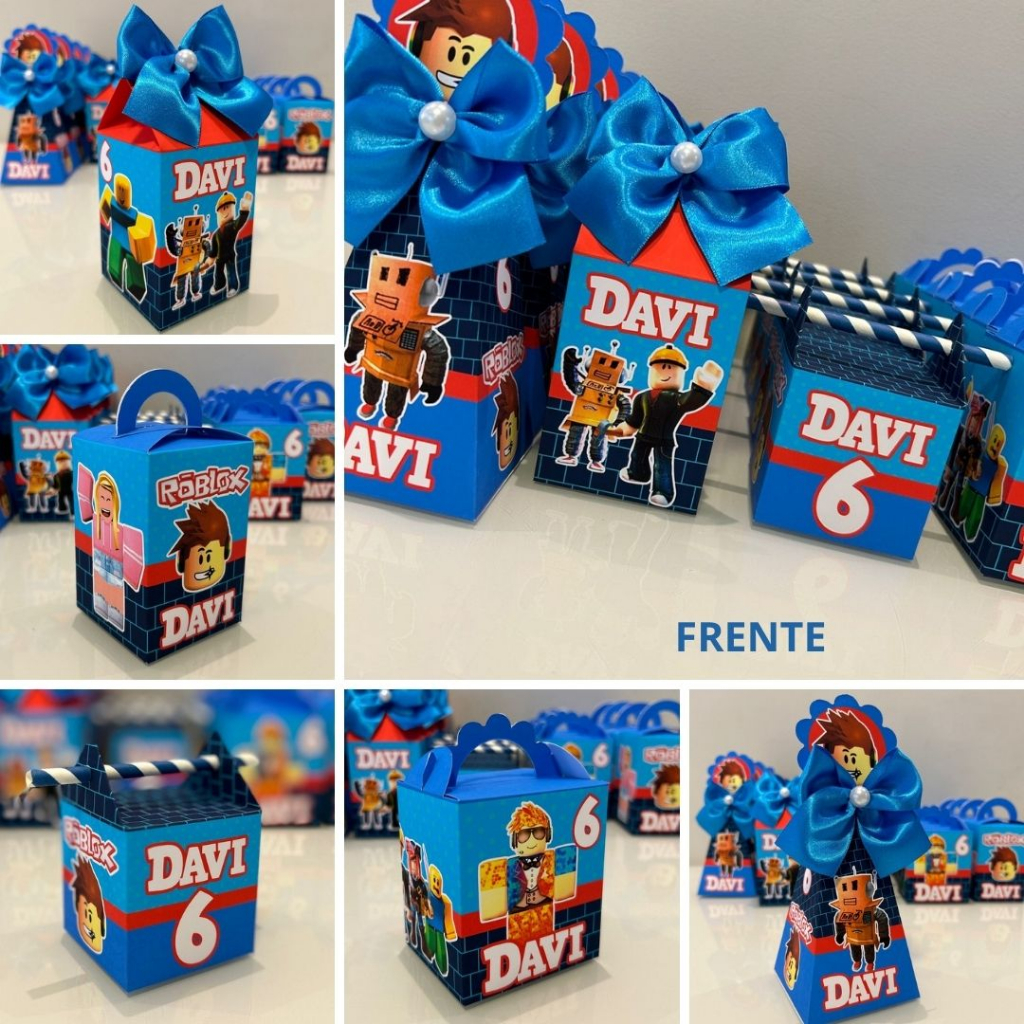 Kit 10 Personalizados Roblox | Shopee Brasil