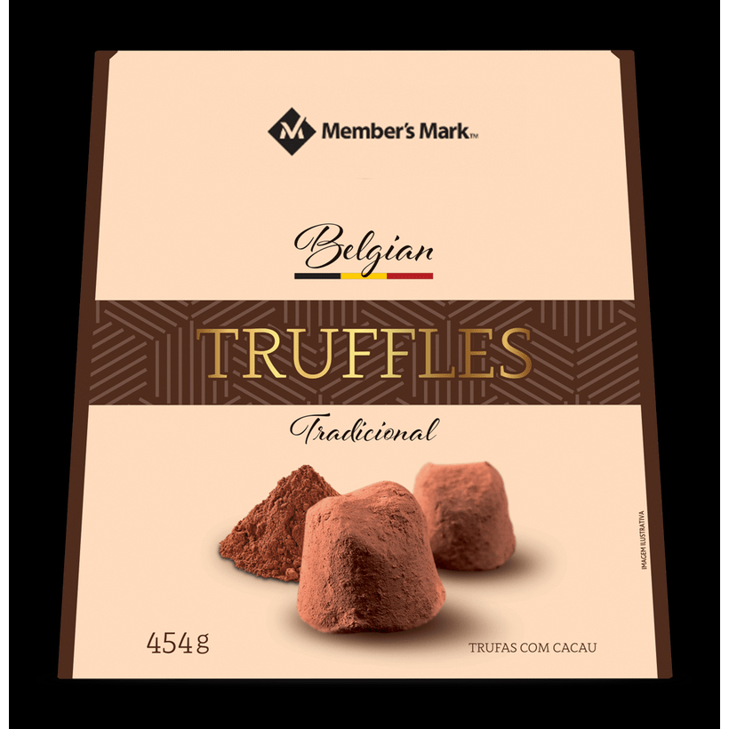 Trufas Belgas - Trufa Chocolate - Truffles Belgian Member's Mark 454g ...