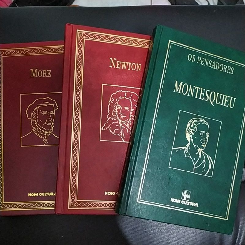 Livros Coleção Os Pensadores (Newton, Thomas Moore e Montesquieu ...