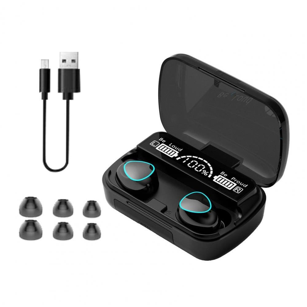 Fone De Ouvido Bluetooth M10 TWS Com Tela De LED Sem Fio e Carregador ...