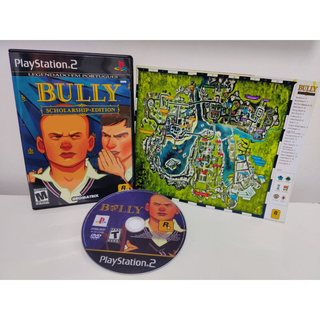 Bully pt-br c/ Mapa - PS2 | Shopee Brasil