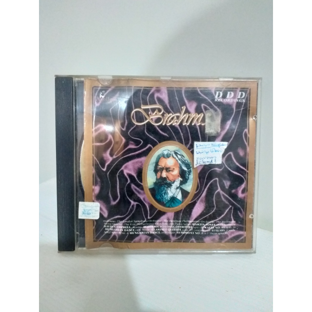 CD Brahms - Brahms 1992 Apollo Classics | Shopee Brasil