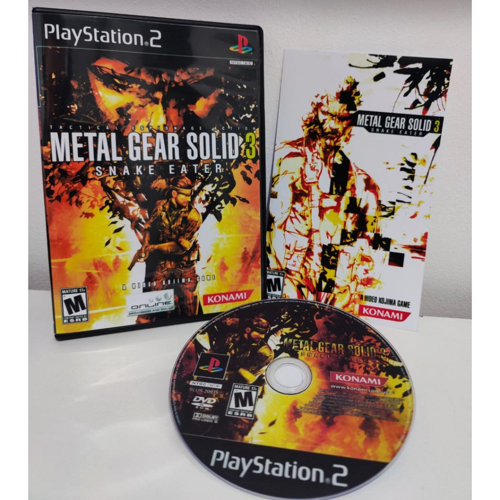 Metal Gear Solid 3 - PS2 | Shopee Brasil