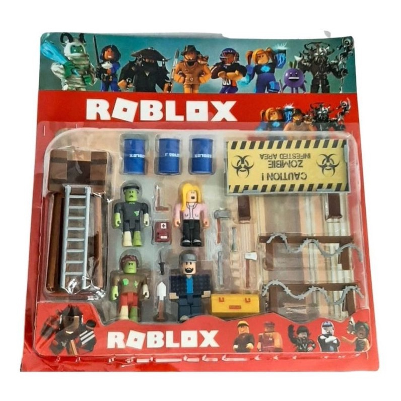 Boneco Roblox Zumbilândia Articulado Acessórios | Shopee Brasil