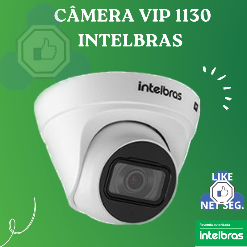 Câmera Vip 1130 Ip Dome Poe Intelbras | Shopee Brasil