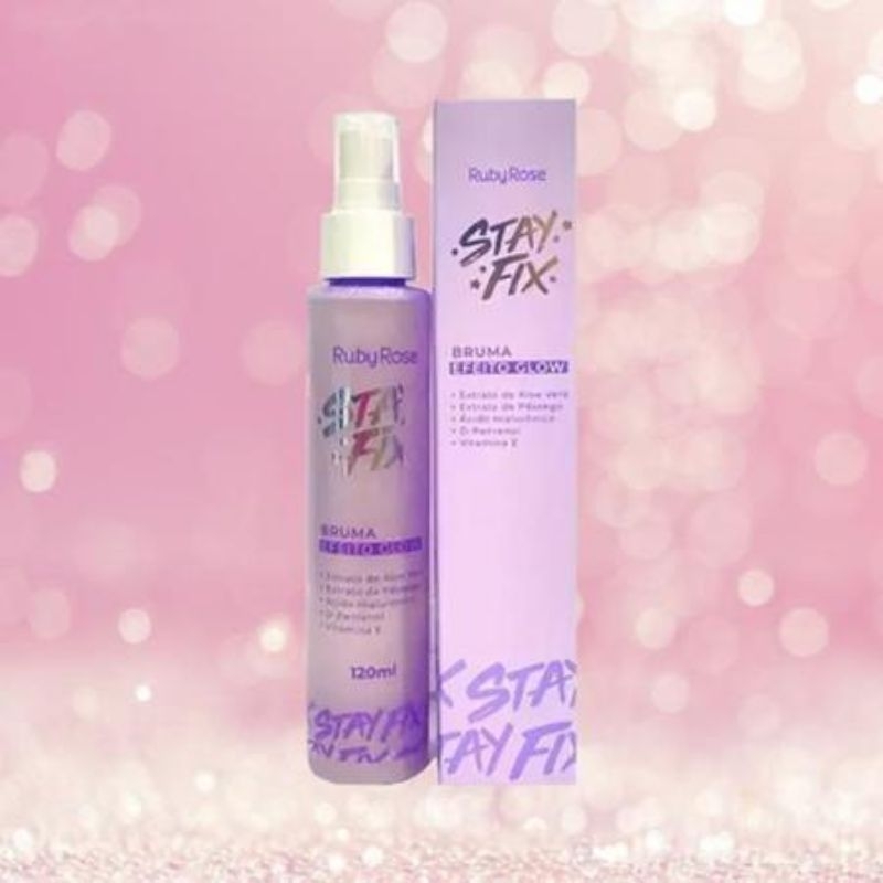 Bruma Fixadora efeito Glow Stay Fix- Ruby Rose | Shopee Brasil