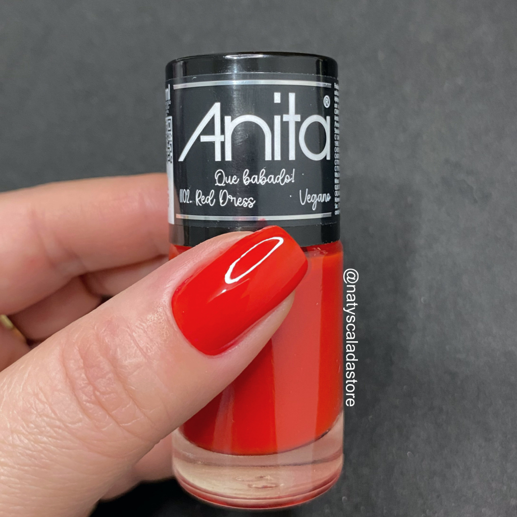 ESMALTE RED DRESS - COLEÇÃO QUE BABADO ANITA 10ml | Shopee Brasil
