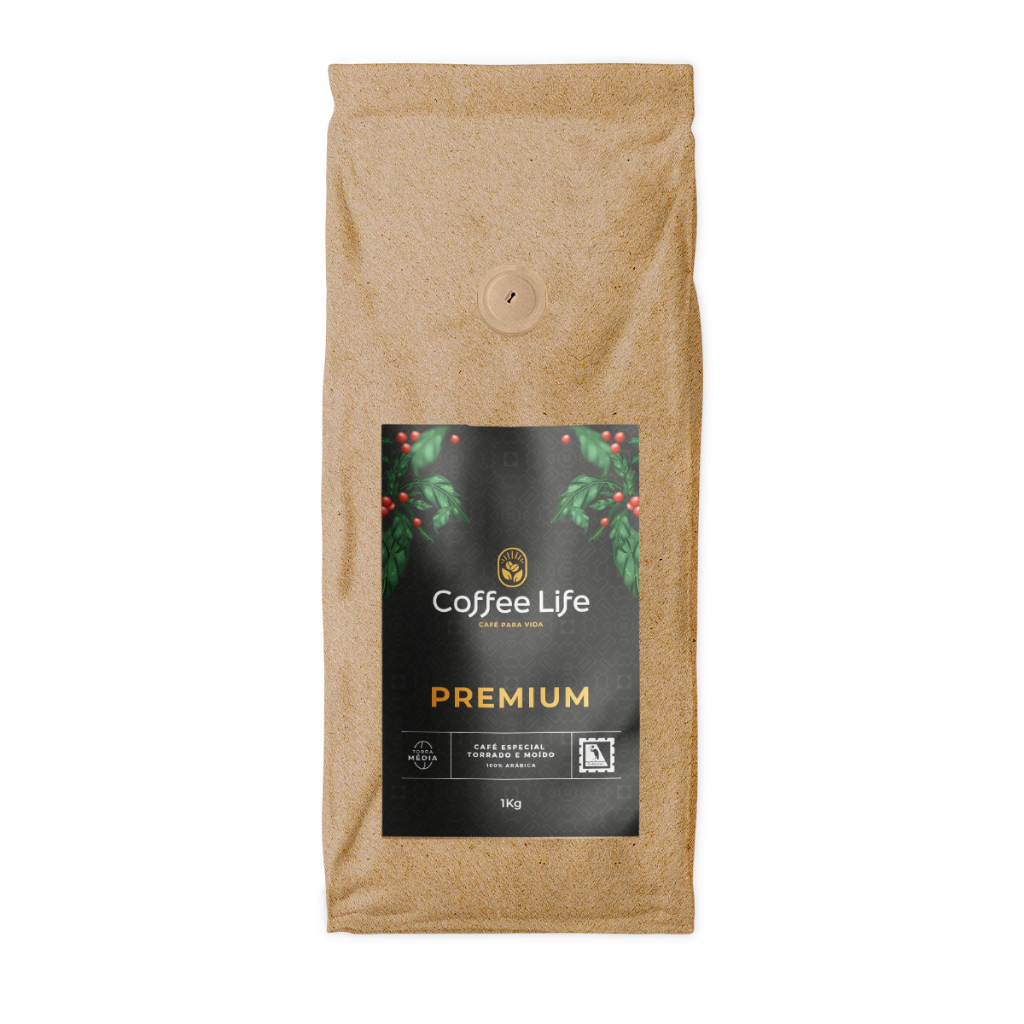 Café Premium 1kg - Torrado E Moído - Coffee Life | Shopee Brasil