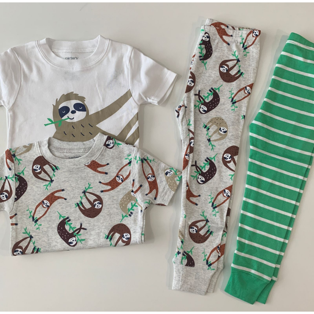 Pijama bicho-preguiça - C@rters | Shopee Brasil
