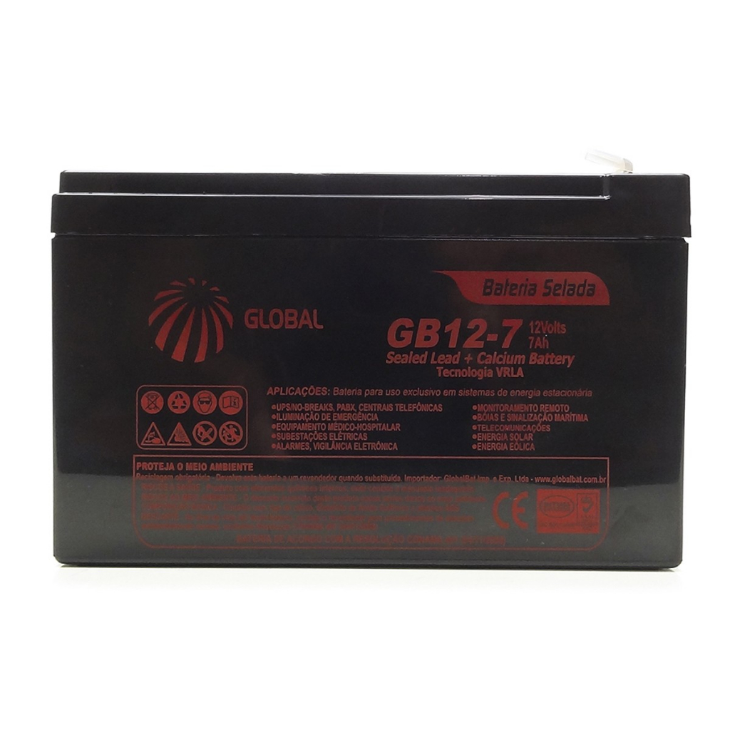 Bat. Global No-break Apc Back-ups Es 600va 1500va 12v 7ah | Shopee Brasil