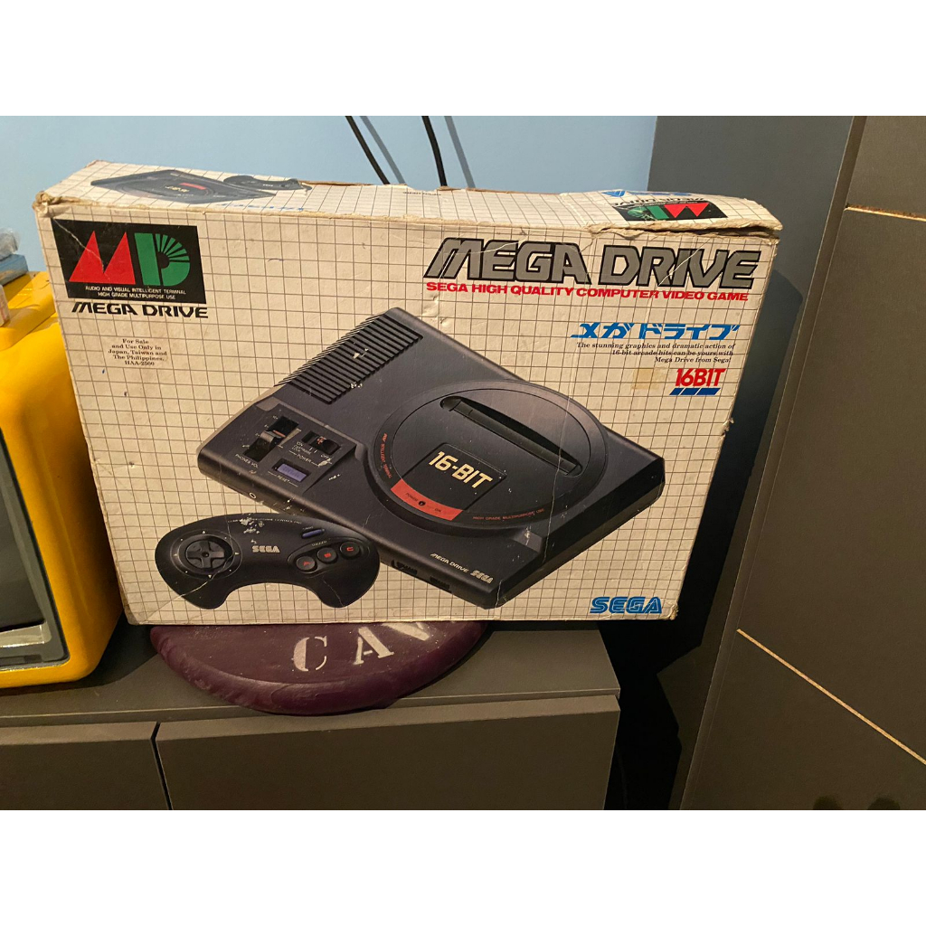 video game mega drive 3 japones na caixa - Escorrega o Preço