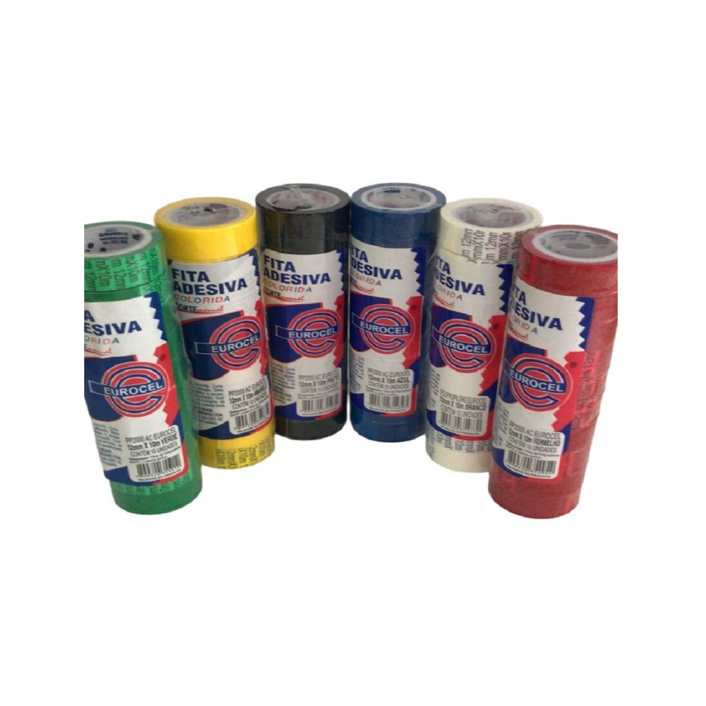 Fita Adesiva 12mmx10m Eurocel Durex Colorida | Shopee Brasil Fita Adesiva 12mmx10m Eurocel Durex Colorida | Shopee Brasil