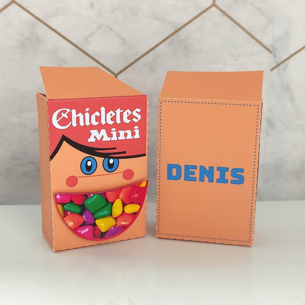 Caixa Chicletes Mini Anos 80 | Shopee Brasil
