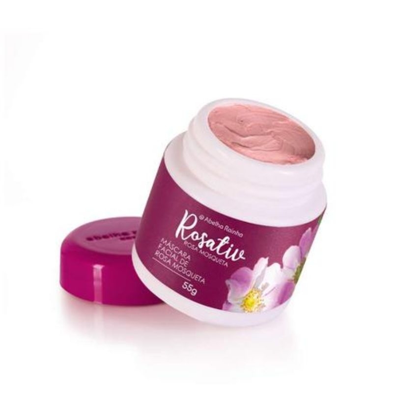Rosativ - mascara facial de rosa mosqueta 3 em 1 Abelha Rainha | Shopee ...