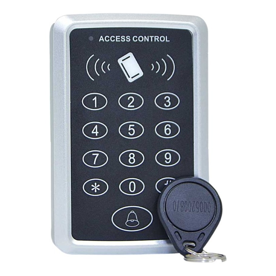 Teclado Controle De Acesso Por Proximidade Tag Rfid Senha | Shopee Brasil