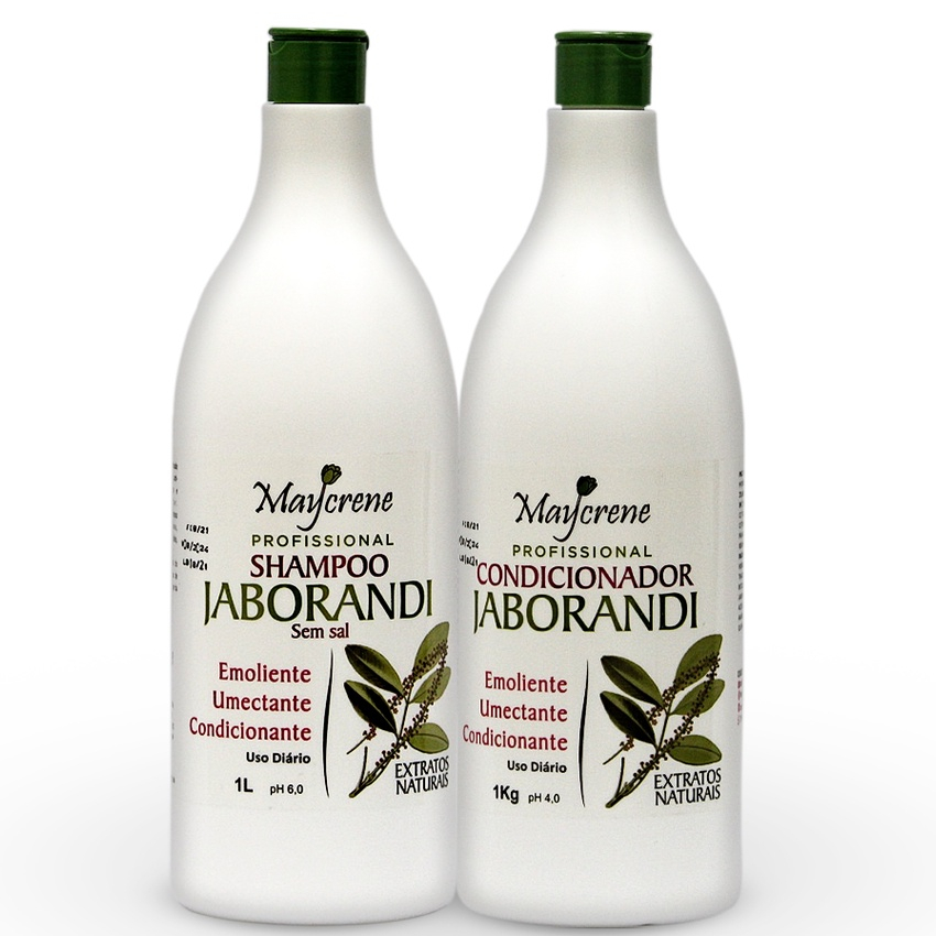 Kit Shampoo e Condicionador Fortalecedor e Regenerador Jaborandi 1 ...