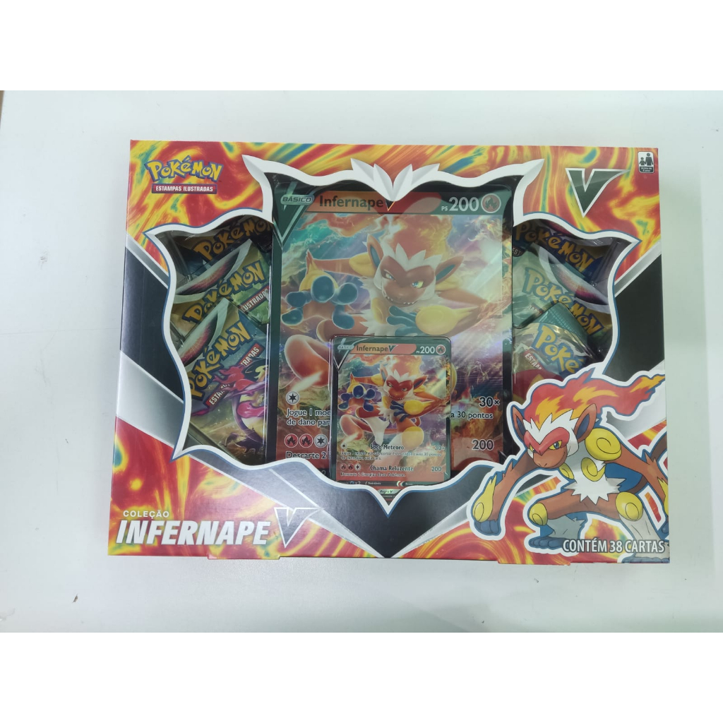 Cartas Box Pokemon Tcg Infernape V Original | Shopee Brasil