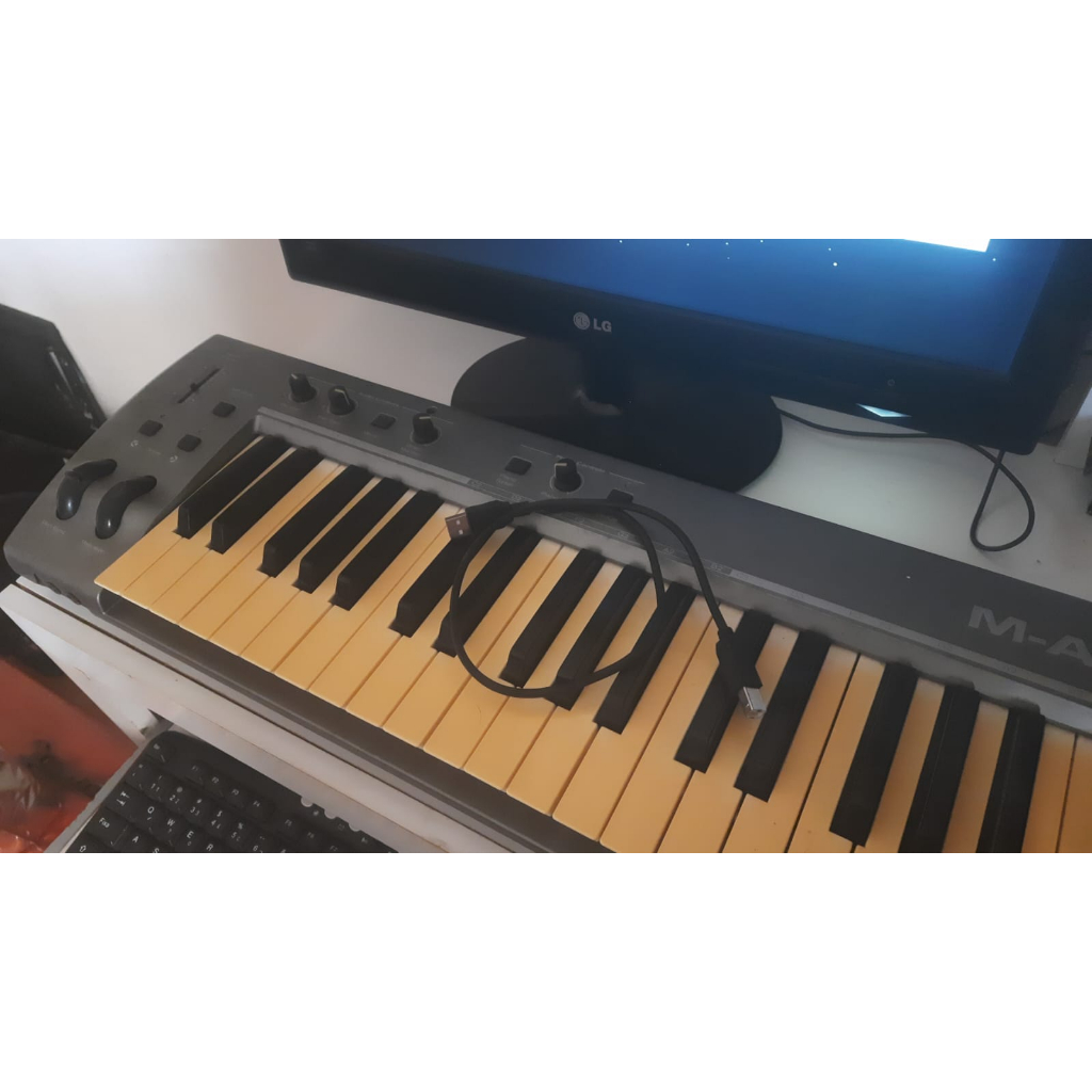 Teclado Controlador M-Audio | Keystudio 49i | Shopee Brasil