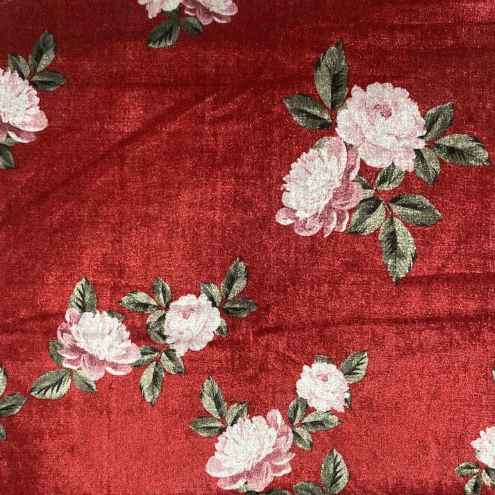 Tecido Veludo Molhado Estampado (1m x 1,50m) | Shopee Brasil