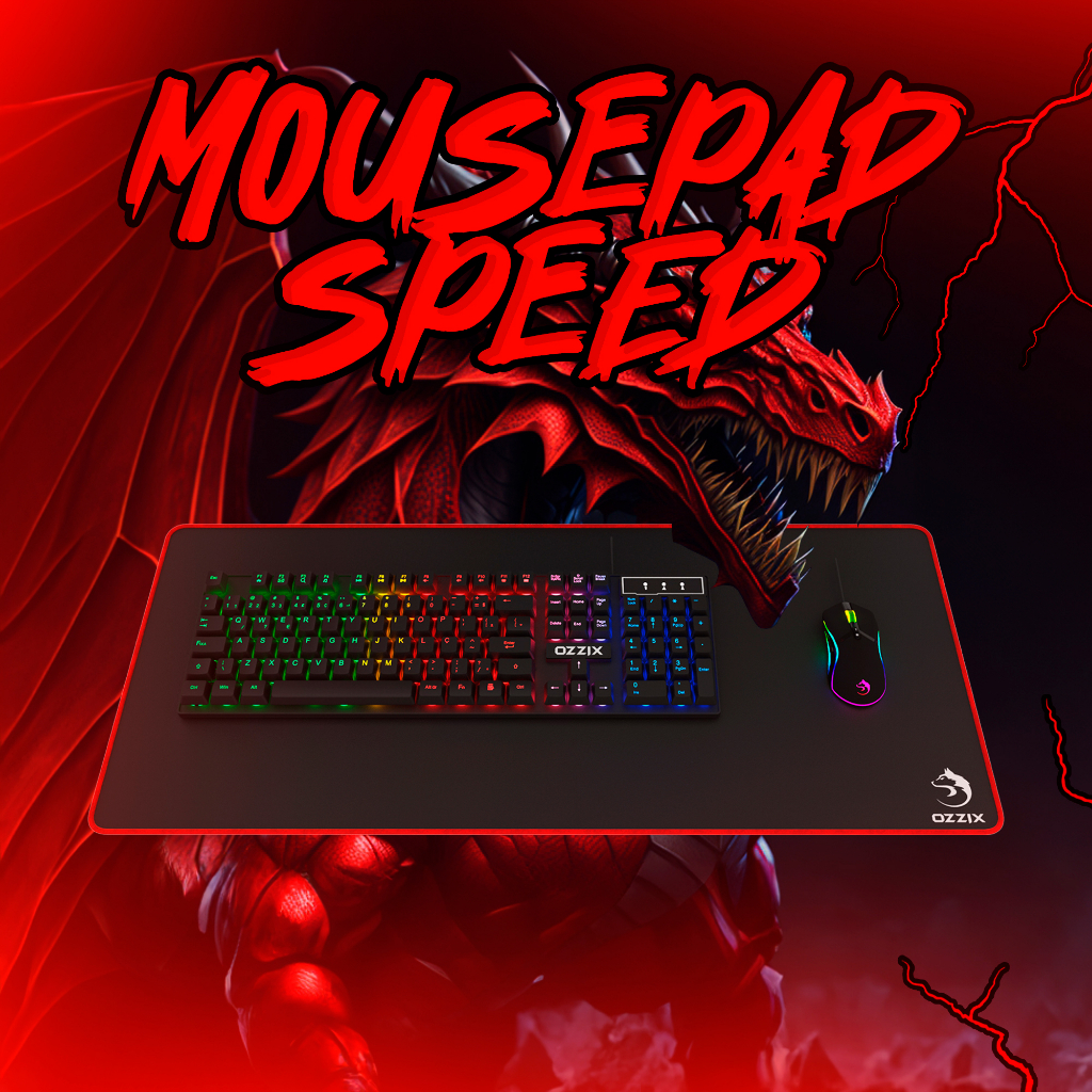 Mousepad Gamer Speed Grande Profissional Emborrachado 70x35 ...