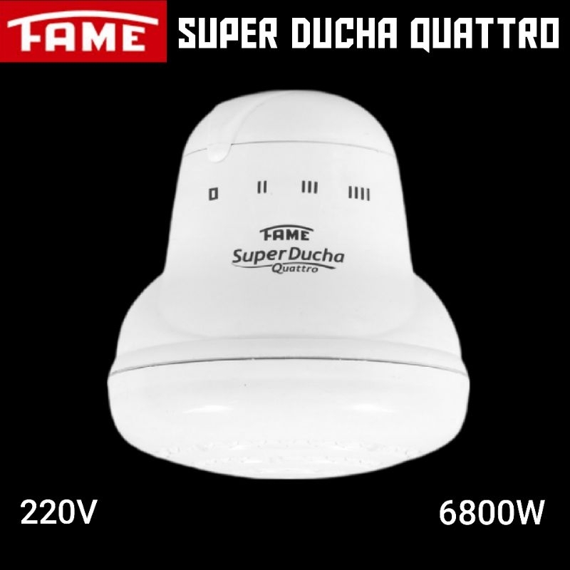 Chuveiro Fame Super Ducha Quattro 4t 220v~6800w Shopee Brasil