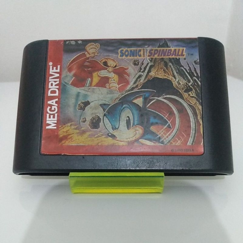 Jogo Cartucho original Tectoy Sonic Spinball para Mega Drive | Shopee ...