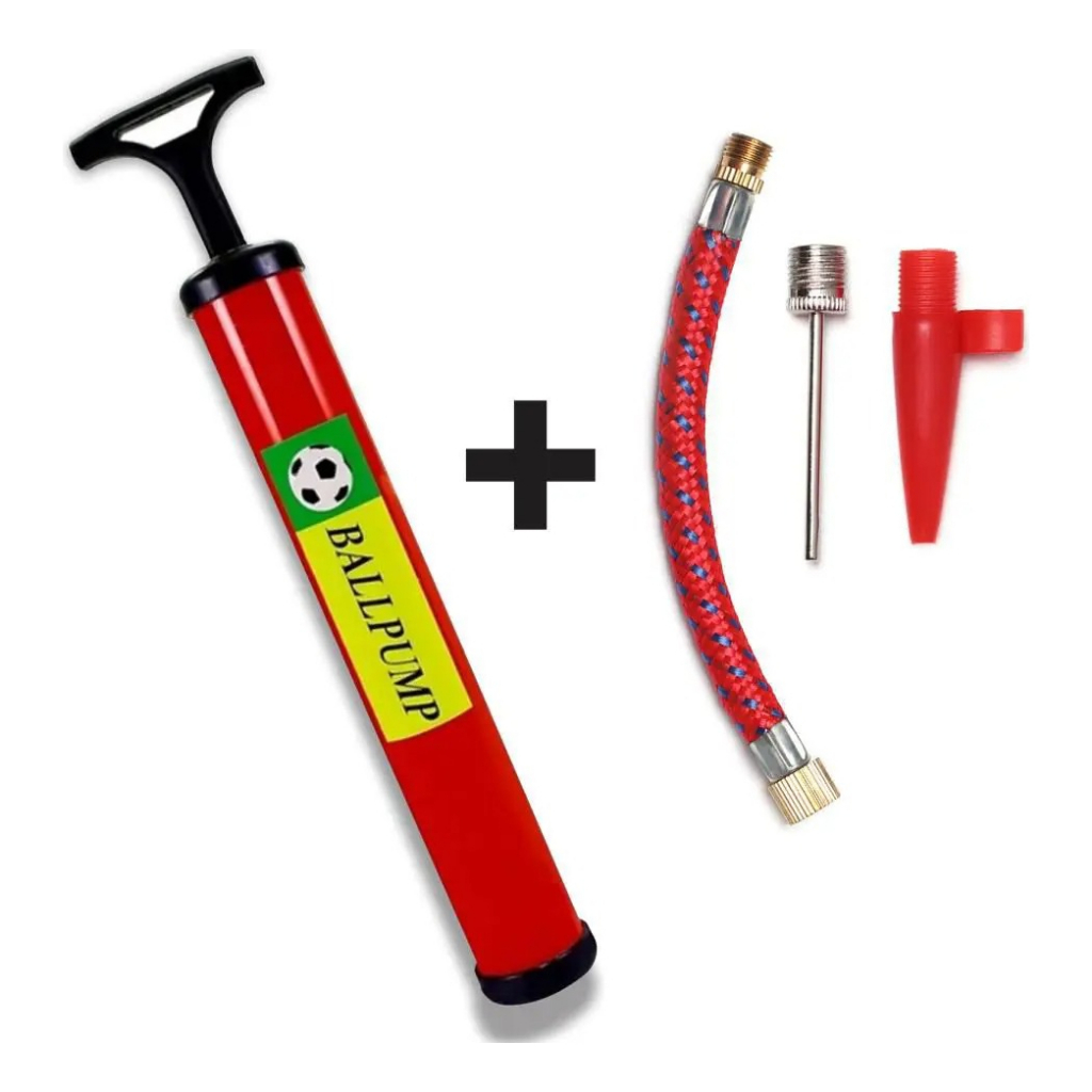 Bomba De Ar Com 2 Bicos Para Encher Bolas E Mangueira | Shopee Brasil