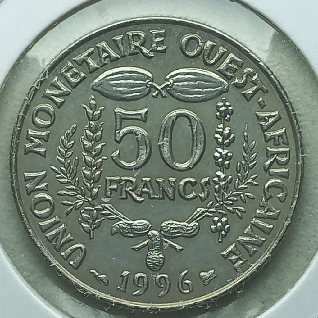 MOEDA DA ÁFRICA OESTE (UEMOA) 50 FRANCOS CFA FAO (22mm) | Shopee Brasil