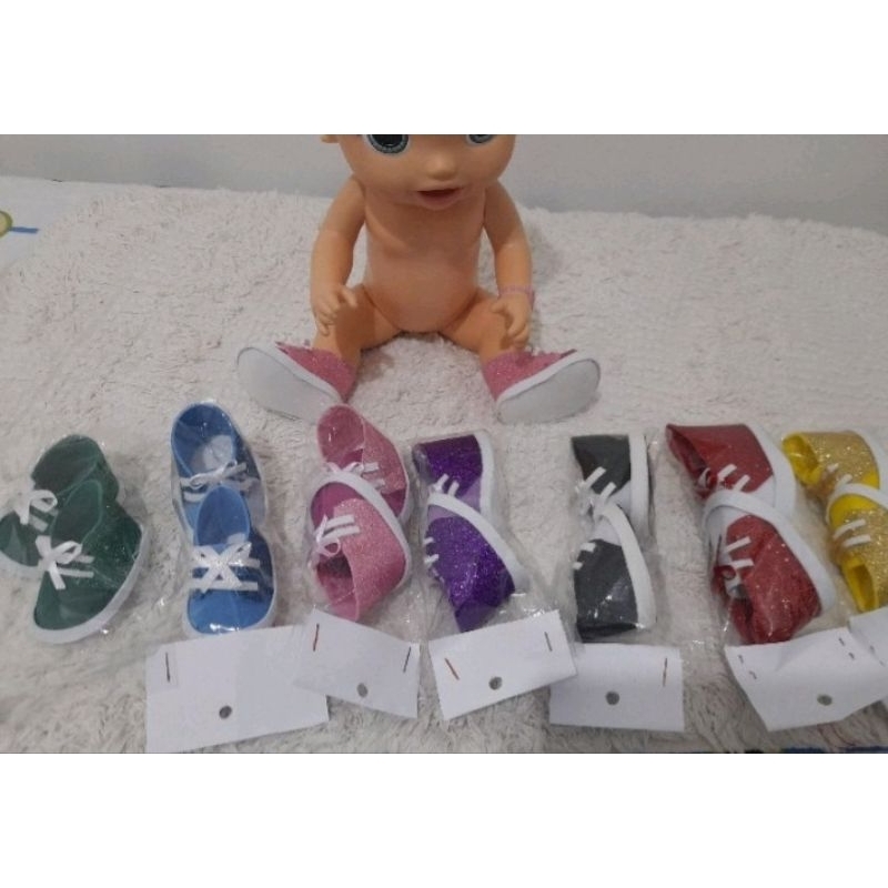 kit com três sapatos para baby alive (Promoção) | Shopee Brasil