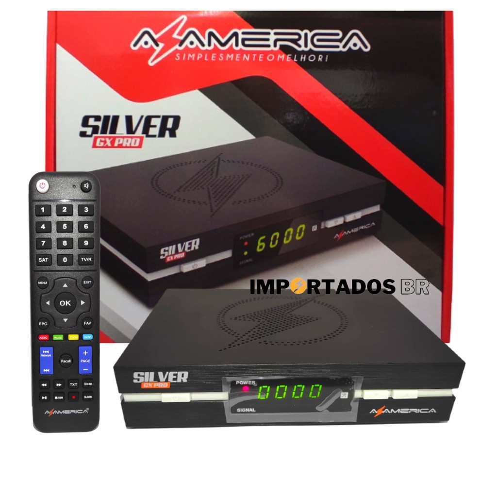RECEPTOR AZ-AMERICA SILVER GX PRO | Shopee Brasil