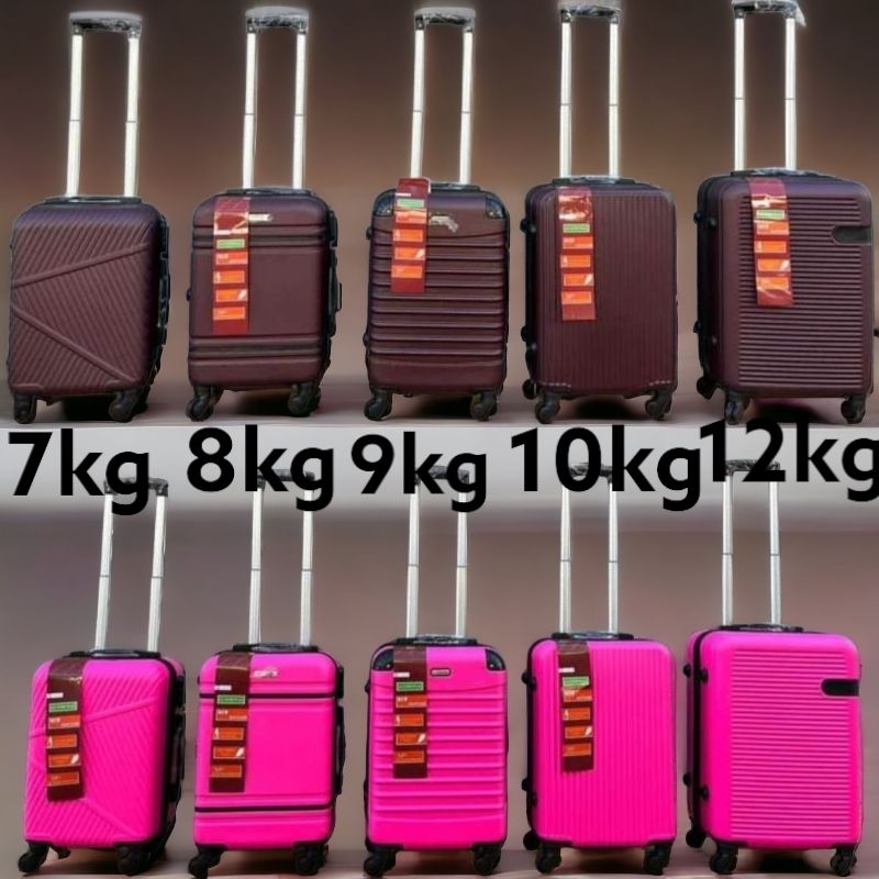 Mala de Viagem Bordo Avião 7kg,8kg,9kg,10kg e 12kg Rodinha 360° Puxador/Cadeado | Shopee Brasil