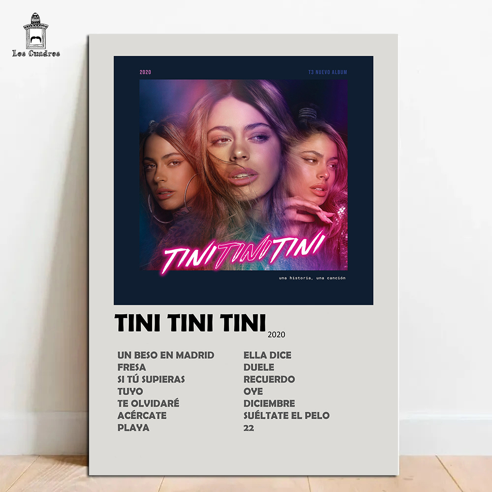 Quadro Placa Decorativa Tini Album Tini Tini Tini em MDF 28x20cm ...