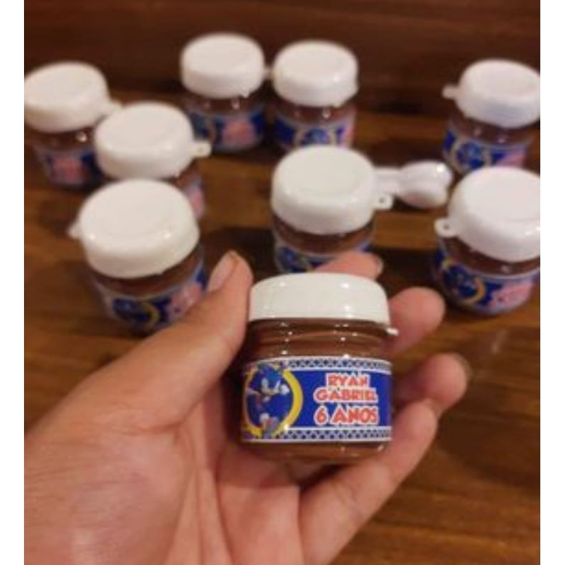 Mini Nutella personalizada 40 ml | Shopee Brasil