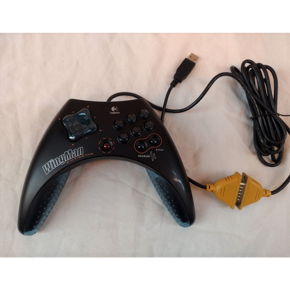 Controle Pc Logitech Wingman Extreme Usb Gameport | Shopee Brasil