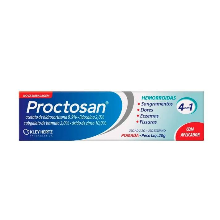 PROCTOSAN 20G- POMADA PARA HEMORROIDAS | Shopee Brasil
