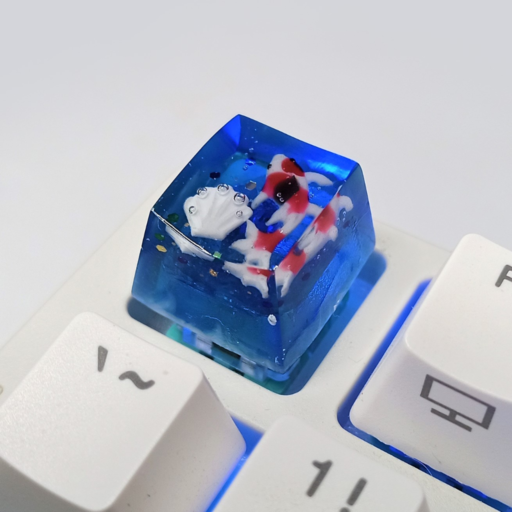 Keycap Tecla Item Artesanal - Koi (Carpa) | Shopee Brasil