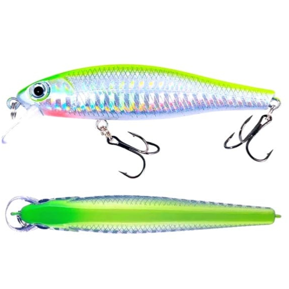 Isca Artificial Holográfica Meia Água (LUKP) Peixes Dourado, Tucunaré ...