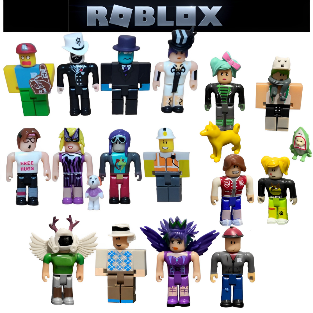 Bonecos Roblox 04 Kits Diferentes Boneco Roblox 9cm Brinquedo Infantil ...
