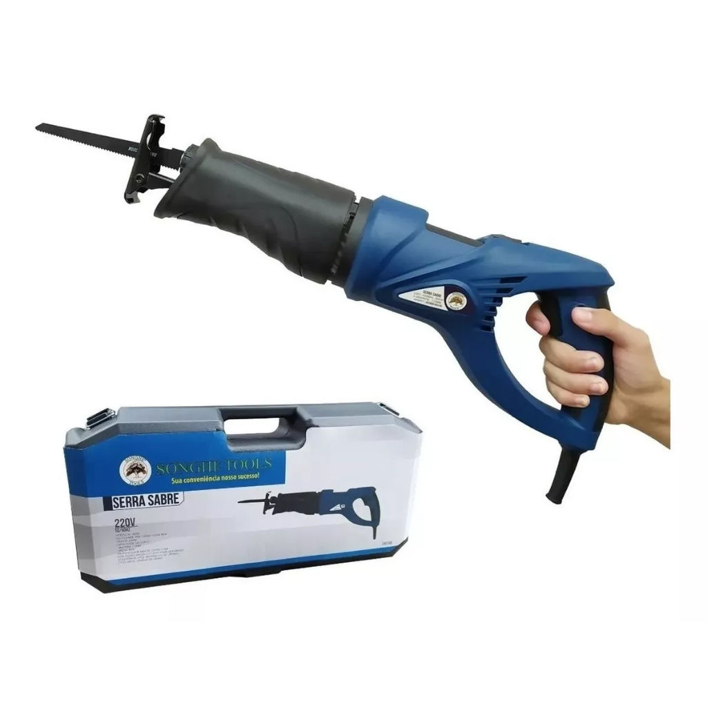 Serra Elétrica Sabre 710w Para Cortar Madeira Lata Carne Multiuso com ...