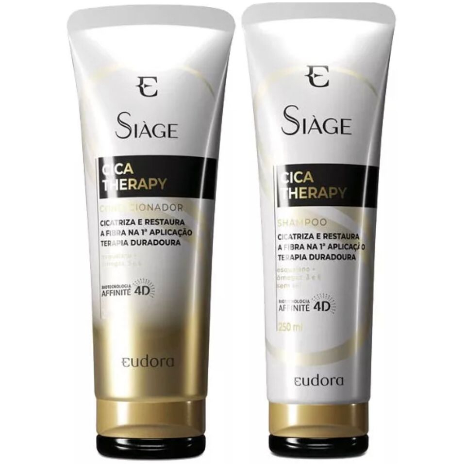 Kit Shampoo e Condicionador Cica Therapy Eudora Siage | Shopee Brasil