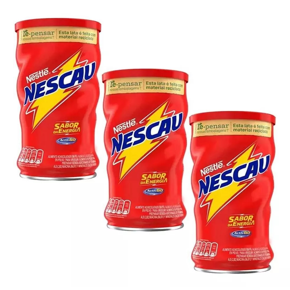 kit 3 Achocolatado Nescau 350 Gramas Nestle | Shopee Brasil