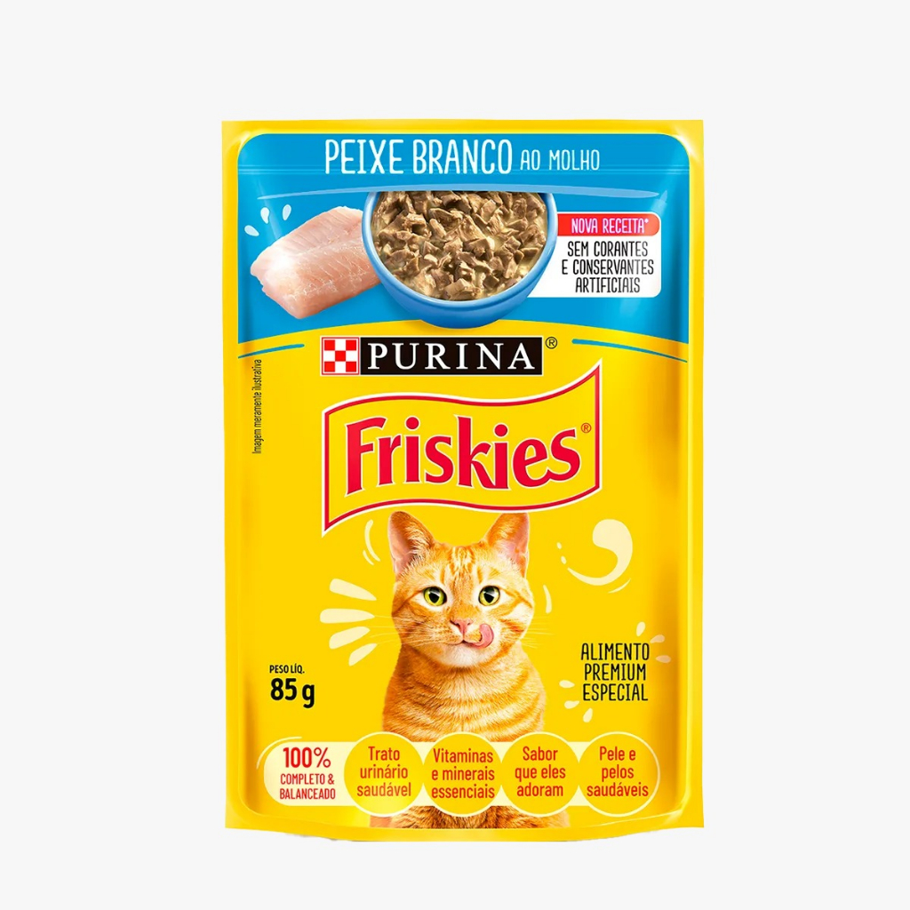 Kit com 20, 30, 40 e 50 Unidades - Sache Friskies 85g | Shopee Brasil