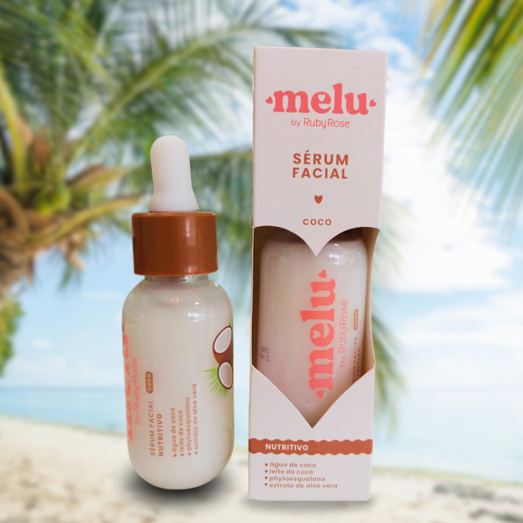 Serum Facial Nutritivo De Coco Rr4001 Melu Rubyrose | Shopee Brasil
